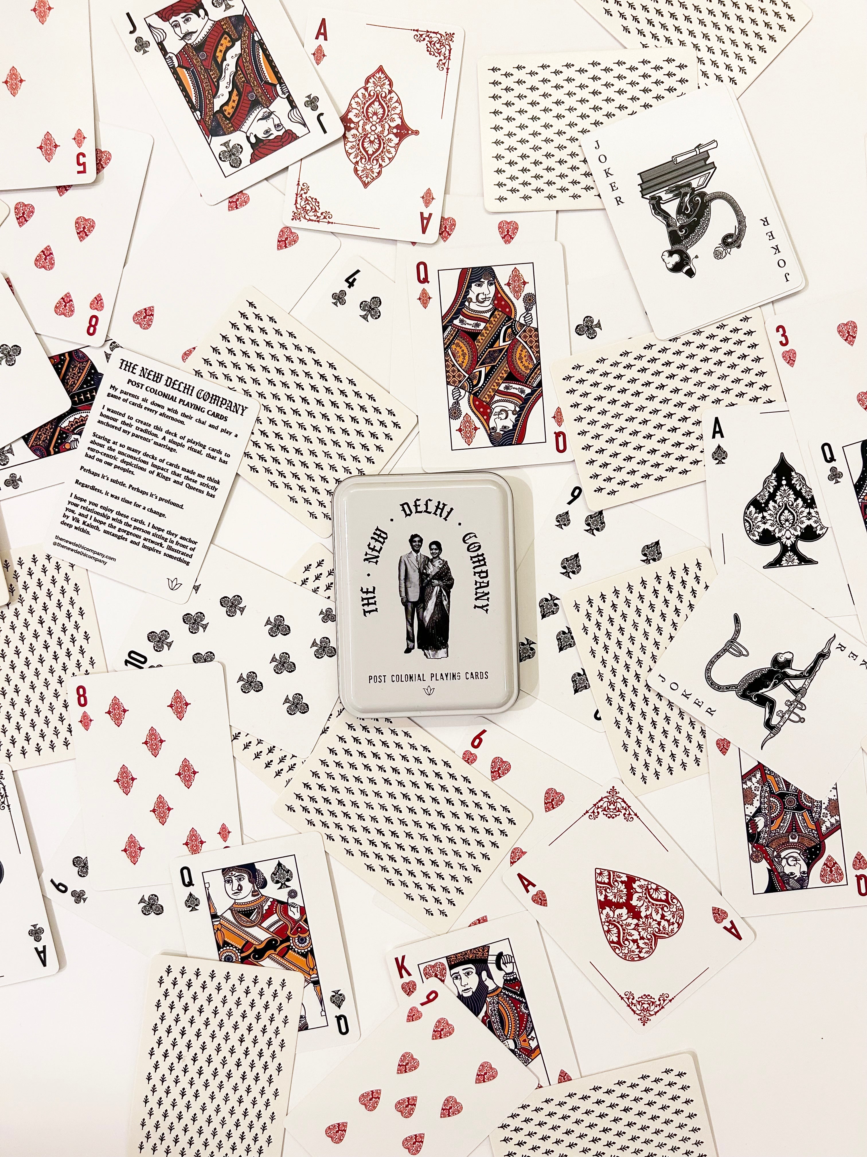 Post Colonial Playing Cards – The New Delhi Company